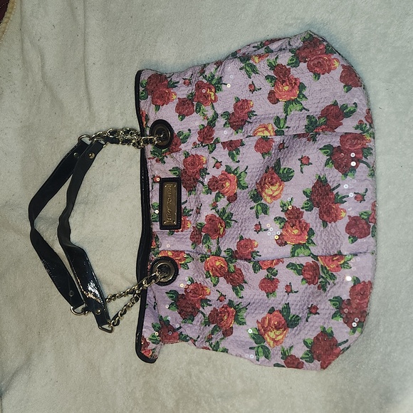 Betsey Johnson | Bags | Limited Edition Betsy Johnson Sequence Handbag ...